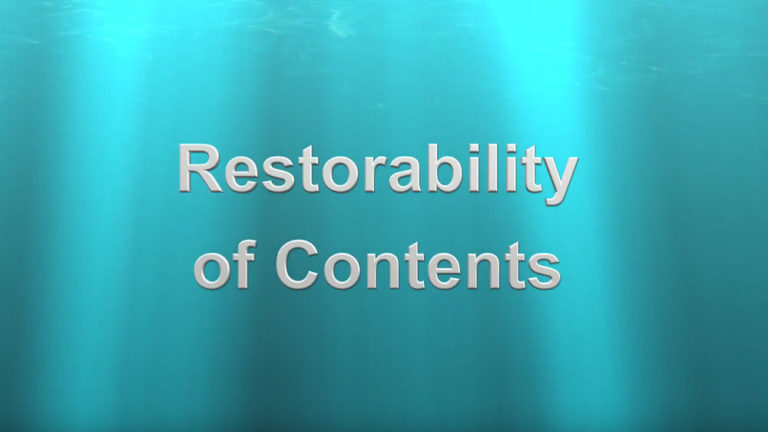 Contents Restoration Training Videos | Omegasonics