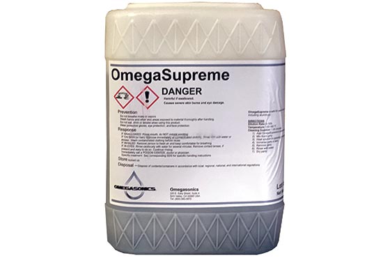 Omegasonics detergent can clean a wide variety of metals | Omegasonics